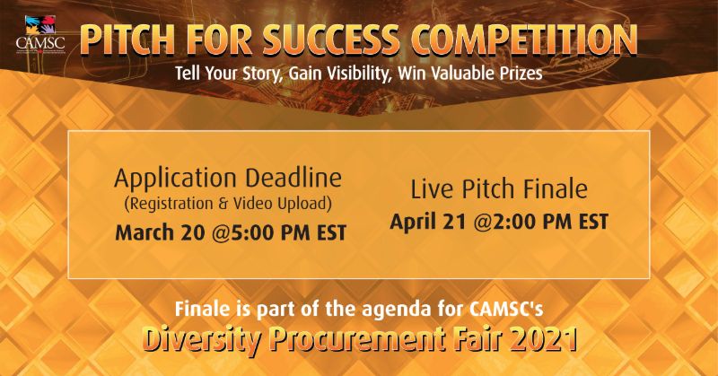 CAMSC launches Pitch for Success competition - Supply Professional